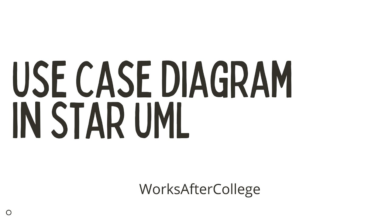 How to draw Use Case Diagram in StarUML Software ? || ESC || KLU ...