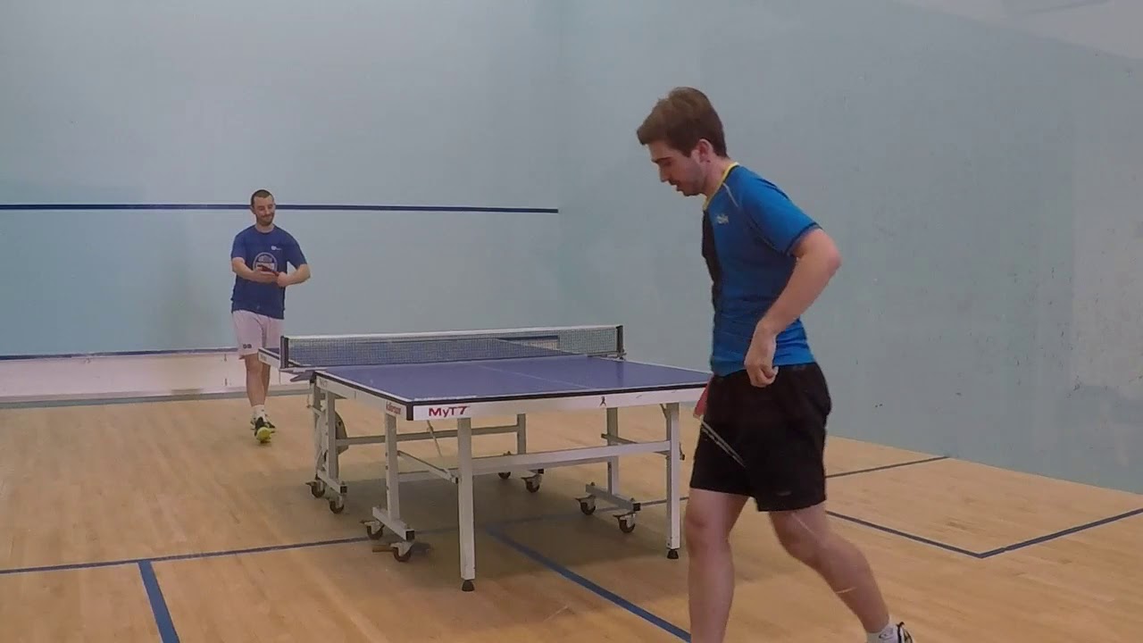 Racketlon Patrick Jr. Laplante vs. Dan Busby - YouTube