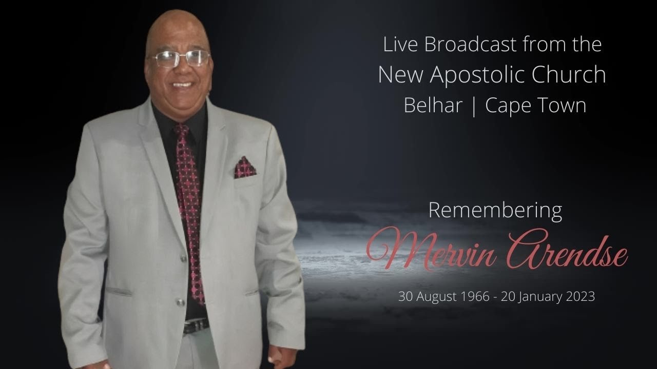 Mervin Arendse | 1966 - 2023 - YouTube
