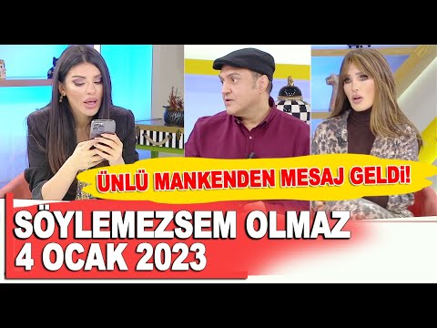 Söylemezsem Olmaz 4 Ocak 2023