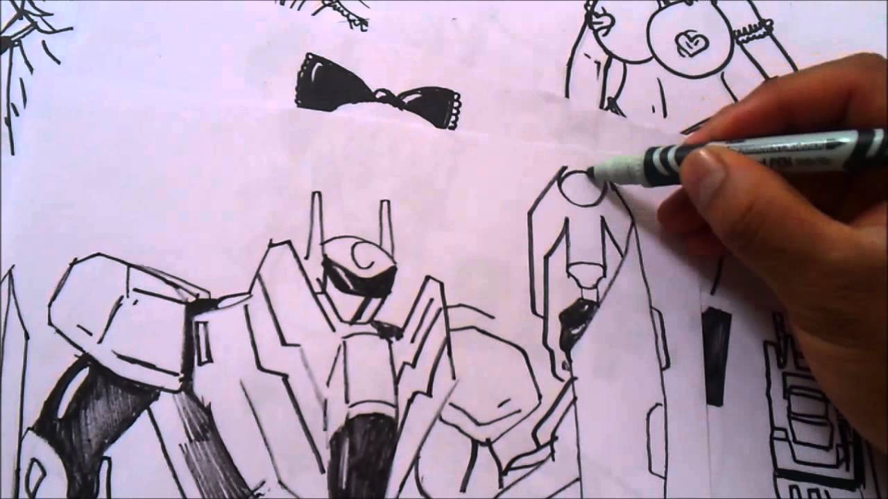 How to Draw Kawaii ROBOTECH MX-1 ATACCK 1#BOCETO X db - YouTube