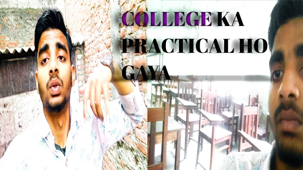 College ka practical ho gaya || My first vlog Today - YouTube