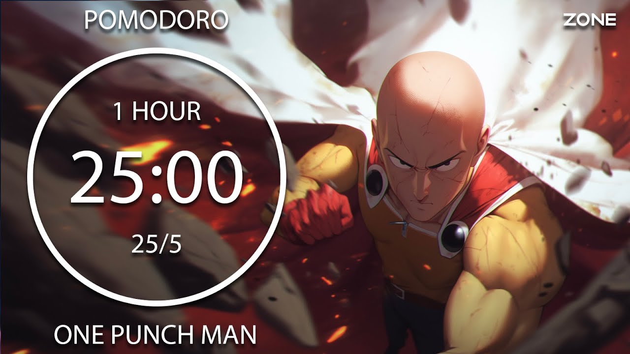 25/5 - 1 Hour Pomodoro Method for Deep Focus & Discipline | Study ...