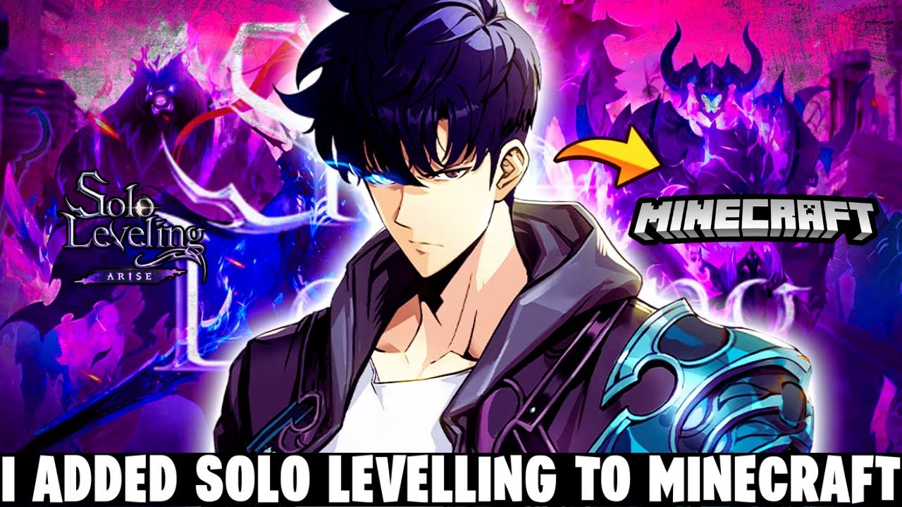 I ADDED SOLO LEVELING TO MINECRAFT AND IT WAS WILD - YouTube