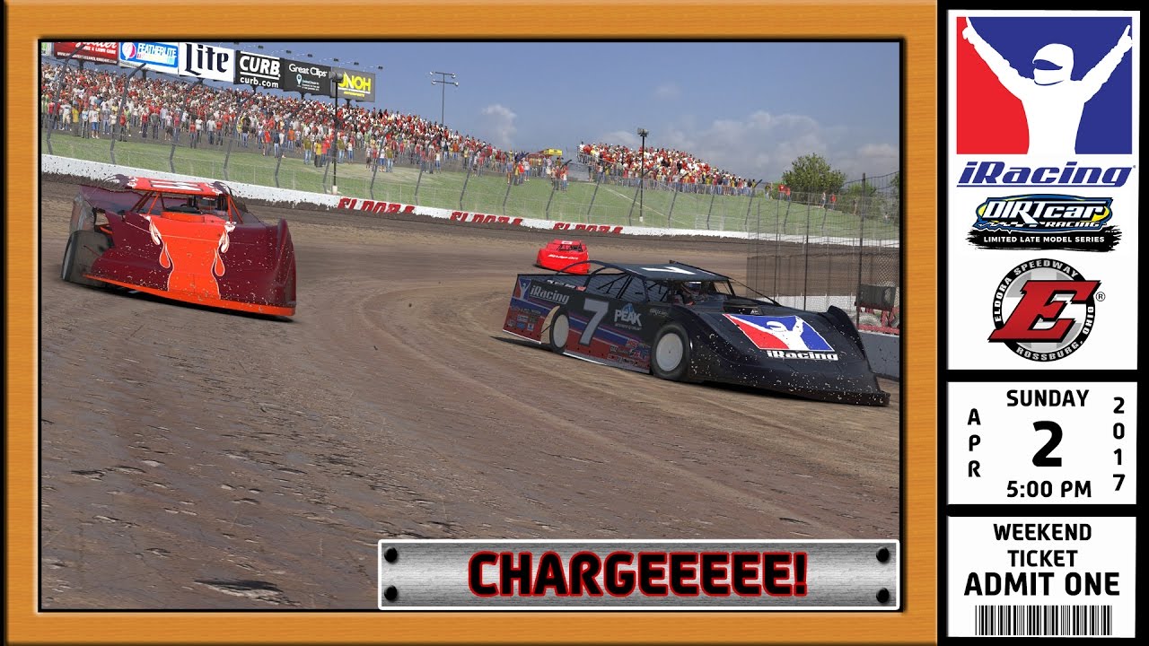 "iRacing: Chargeeee!" (DIRTcar Limited Late Model Series at Eldora ...