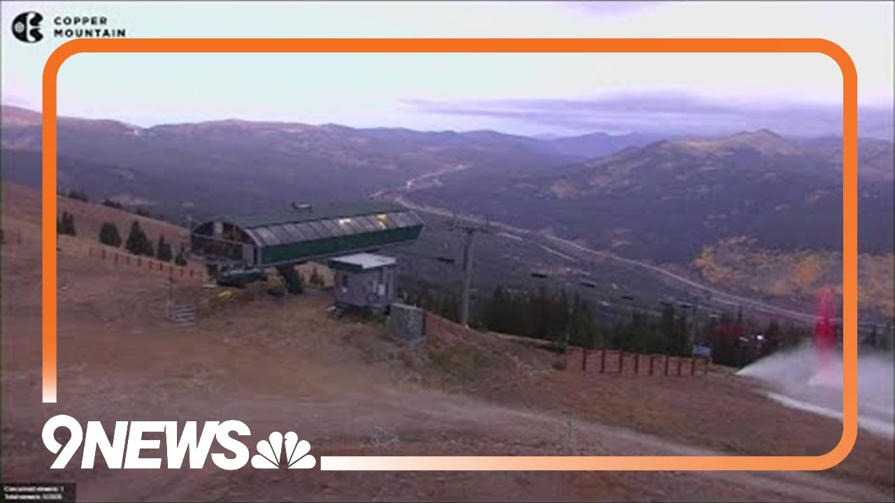 Copper Mountain fires up the snow guns - YouTube