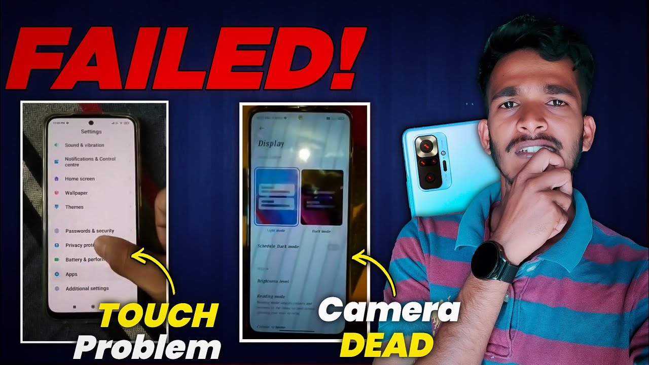 Redmi Note 10 Pro Camera Dead & Screen Flickering - YouTube