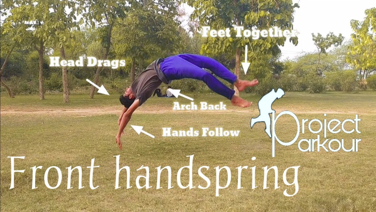 Learn how to do Front handspring - YouTube
