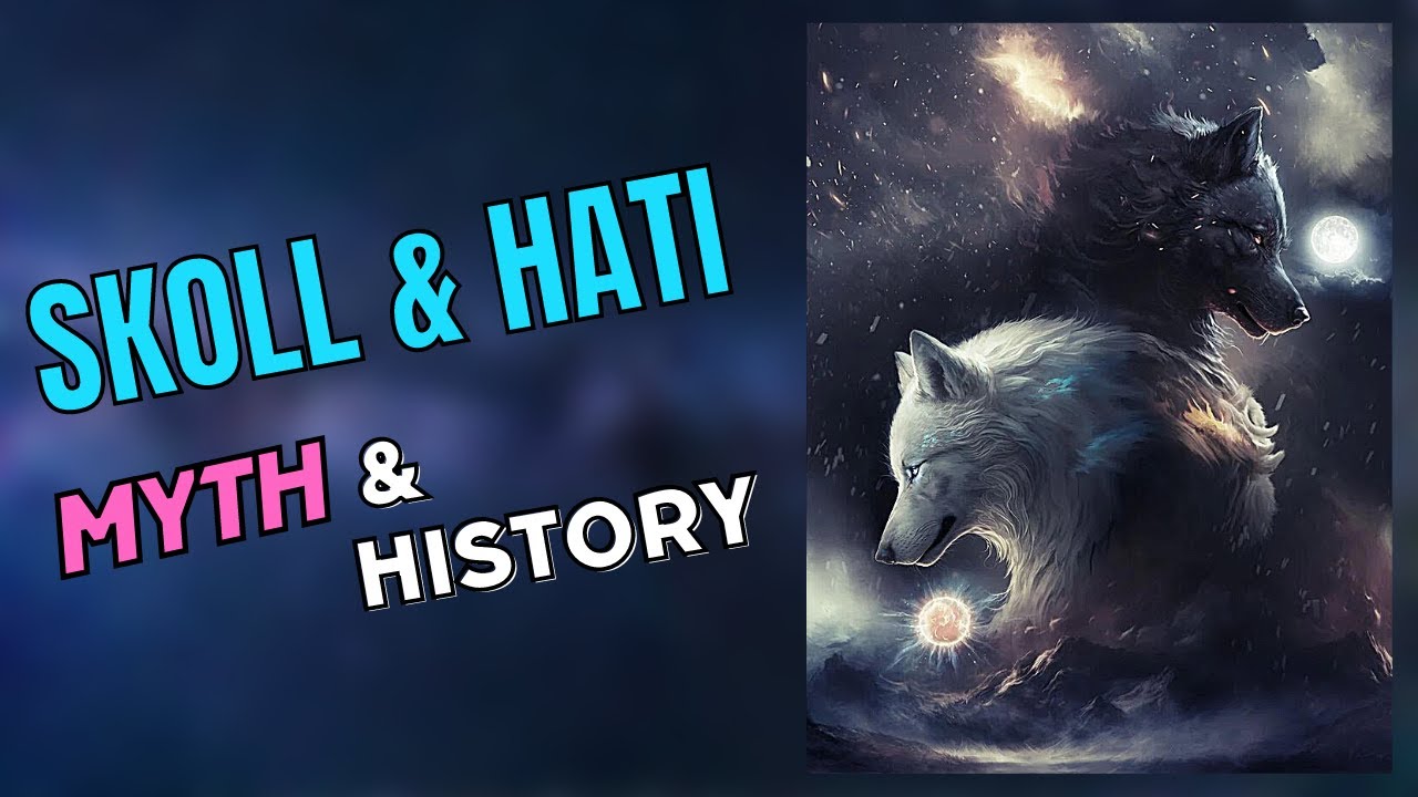 Skoll and Hati | Norse Mythology | The story of Skoll and Hati ☀️🌑 Myth ...