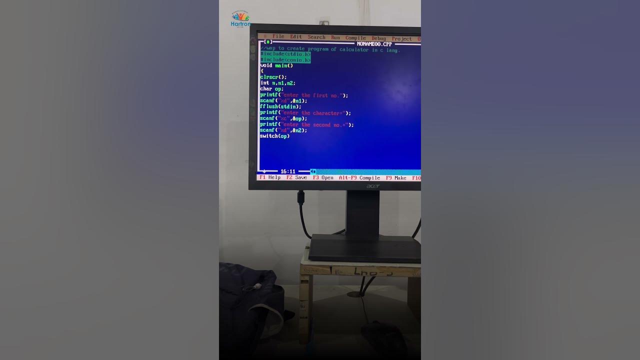 How to make a Calculator in C Language | Hartron Skill Centre Sonipat ...