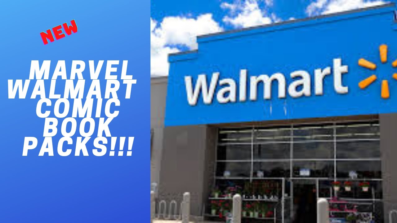 BRAND NEW WALMART COMIC BOOK PACKS 1 - YouTube