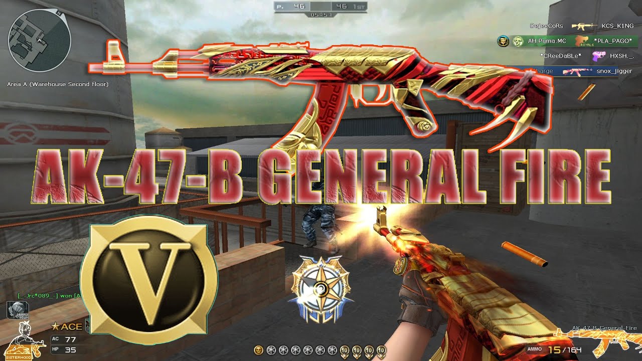 CROSSFIRE PHILIPPINES - FFA PORT | AK 47-B GENERAL FIRE (1080p ingame ...