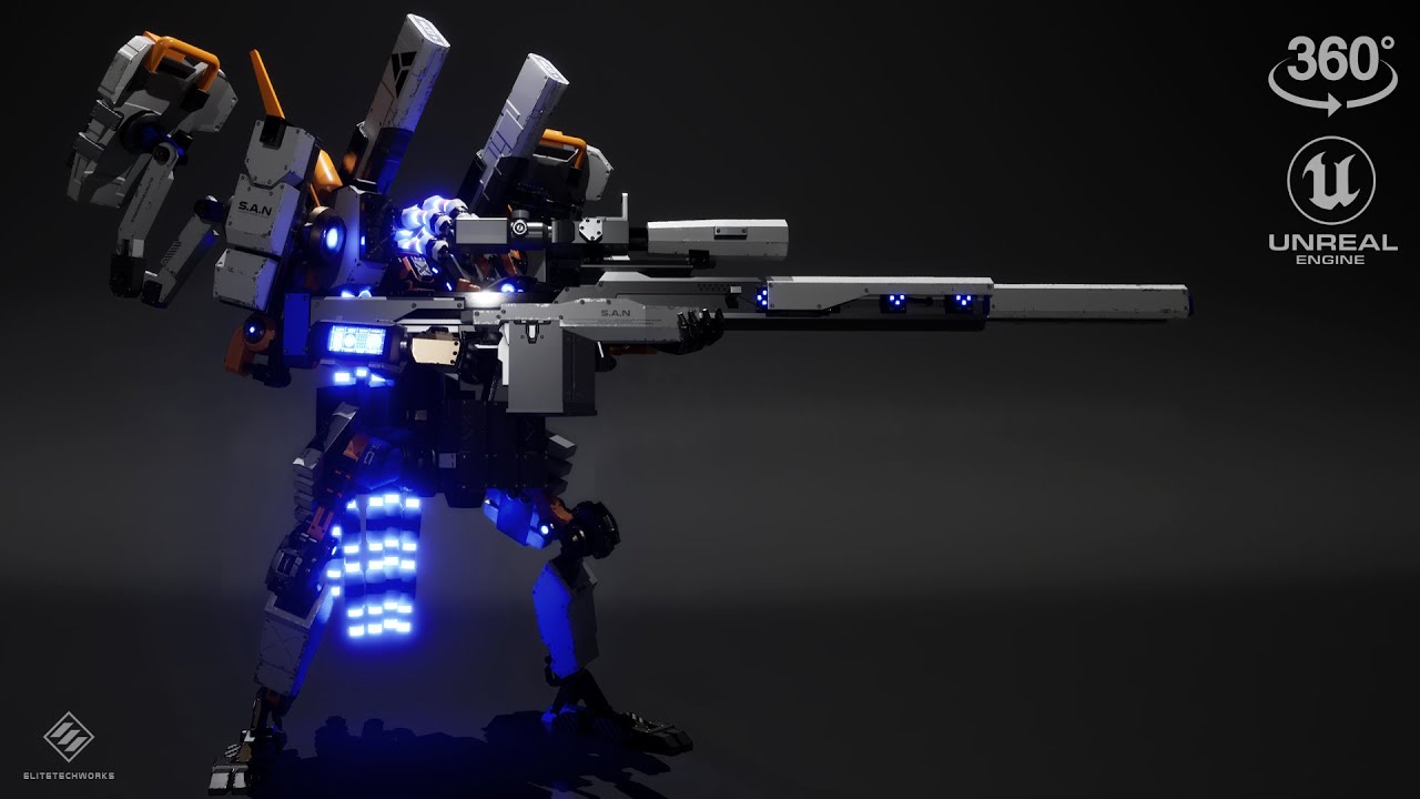 Unreal Engine 5 DevLog: RTS Project AOM Robotic Sniper Animation 360 ...