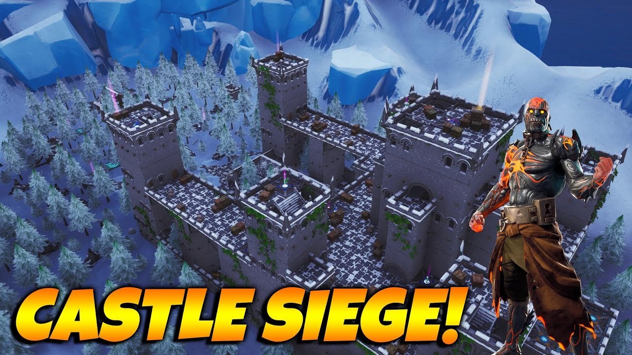 NEW Castle Siege Gamemode In Fortnite! With Code!! Creative Big Builds ...