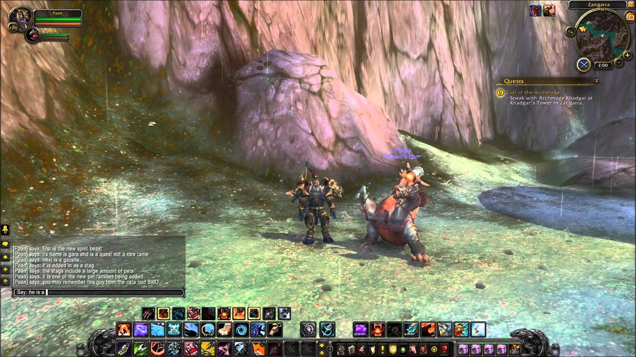 world of warcraft warlords of draenor hunter pets pt 2 - YouTube
