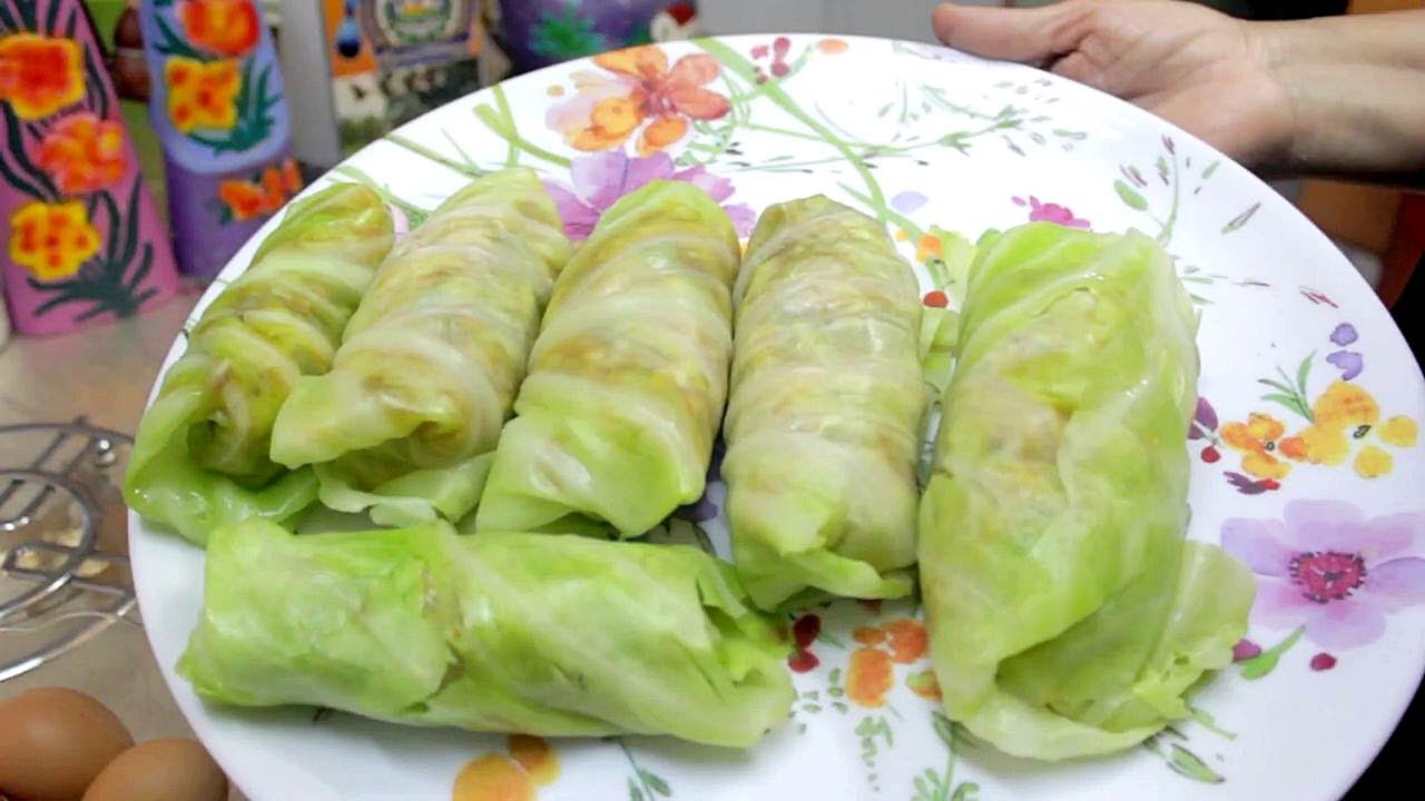 Preparando unos Riquisimos RELLENOS DE REPOLLO CON POLLO - YouTube