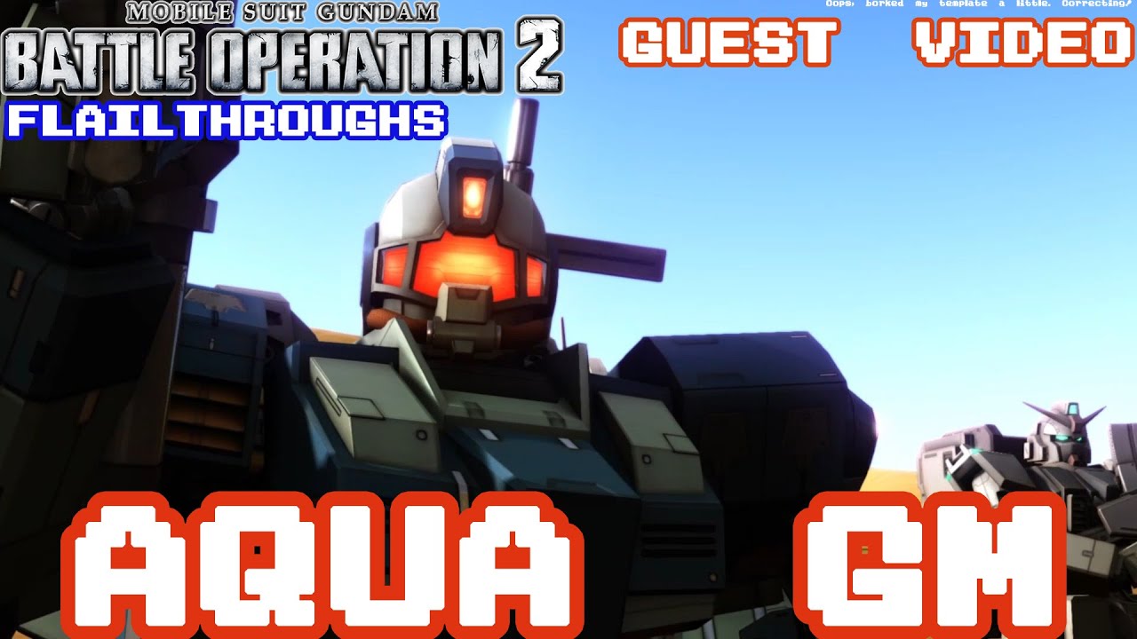 Gundam Battle Operation 2 Guest Video! RAG-79 Aqua GM In Sharknado: A Landshark Love Story - YouTube