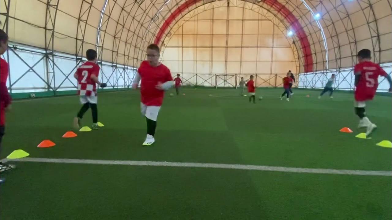 Passing Coordination Drill u8 Training coach:Oktaj Jusuf KF Kumanova - YouTube