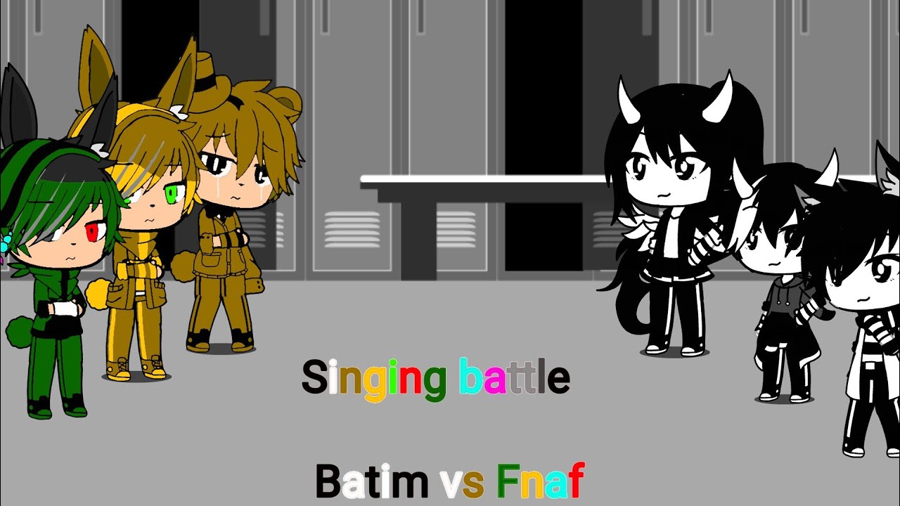 Fnaf vs Batim (singing battle) - YouTube