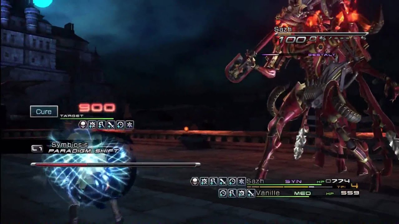 Final Fantasy XIII Summon Fight 2 "Brynhildr" - YouTube
