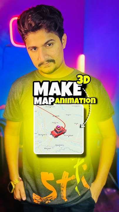 How To Create 3D Map Animation - YouTube
