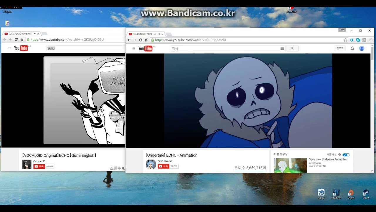 【VOCALOID Original】ECHO【Gumi English】 & [Undertale] ECHO - Animation - YouTube