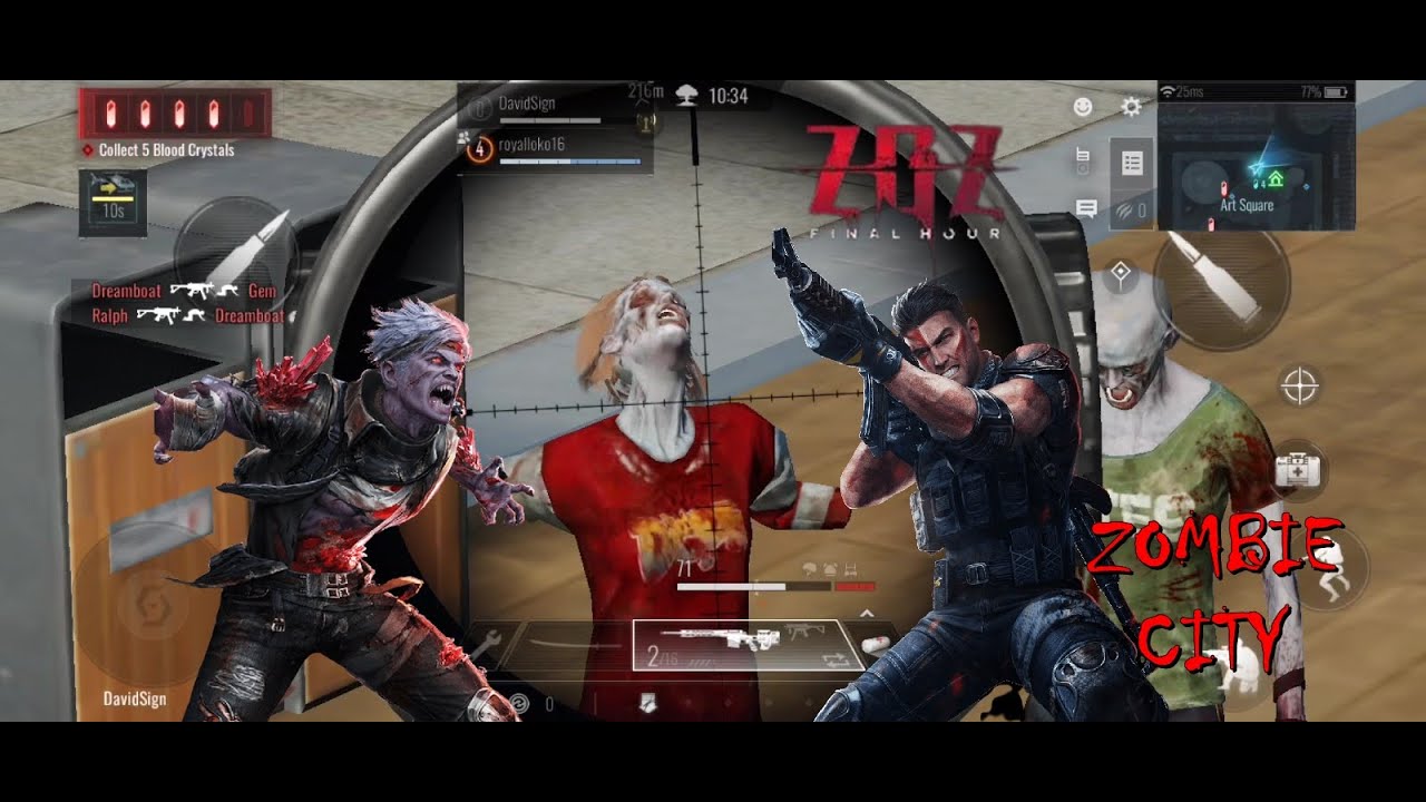 I SURVIVED A LOT OF ZOMBIES AND EVIL HUMANS - ZOZ: Final Hour - YouTube