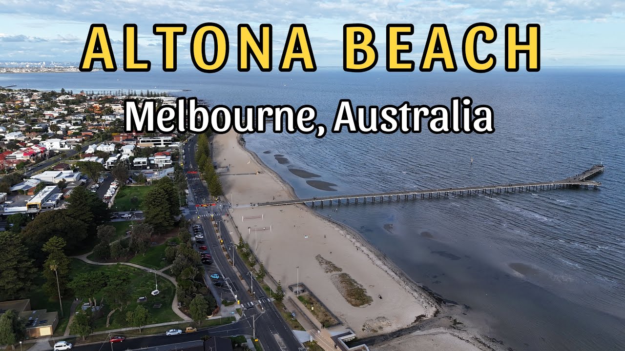 Melbourne Altona Beach, Australia | Drone Photography | DJI Mini 4 pro ...