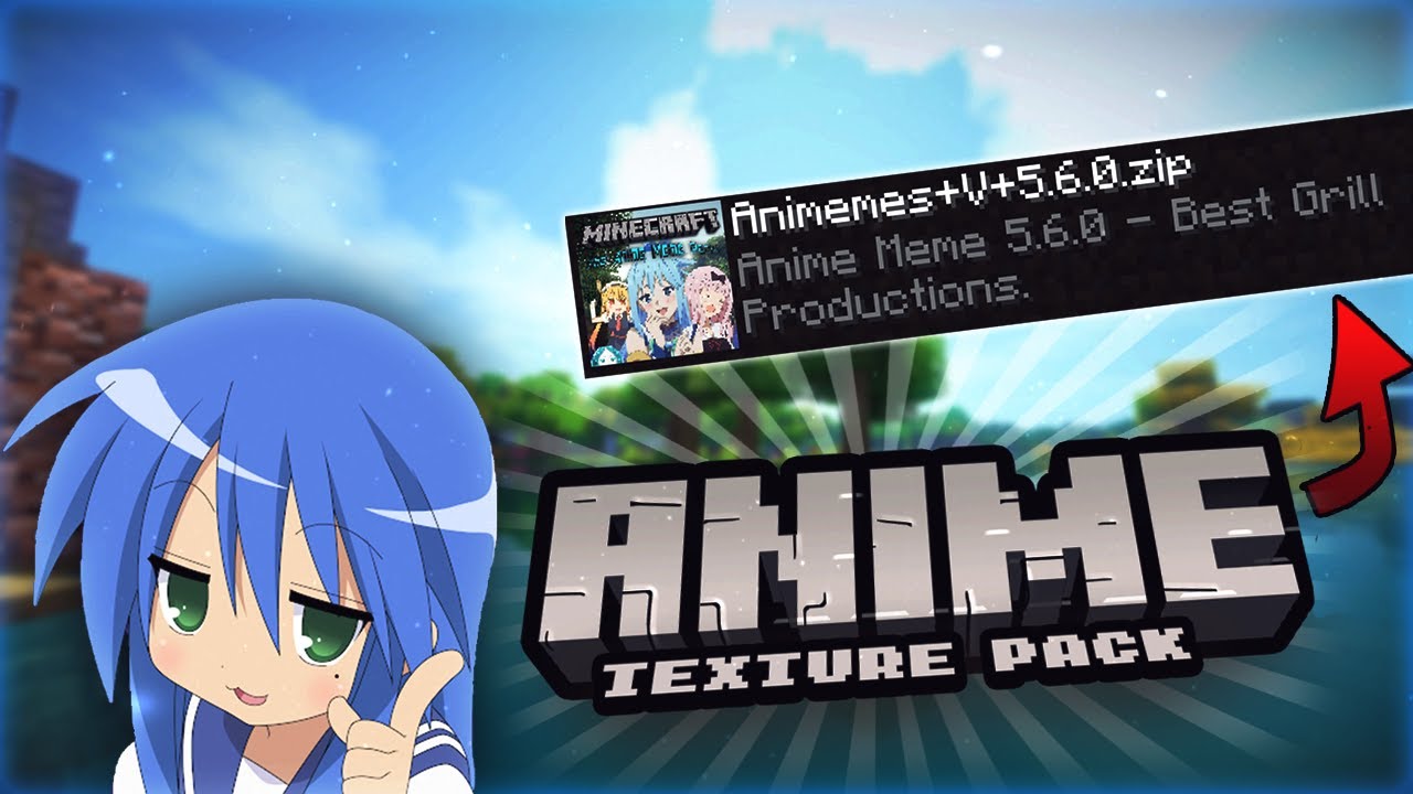 Un Par de Textures Packs de Estilo ANIME!! | Minecraft Review - YouTube