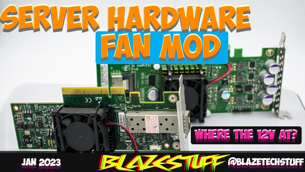 Add Fans to Your LSI HBA or Network Adaptor! - YouTube