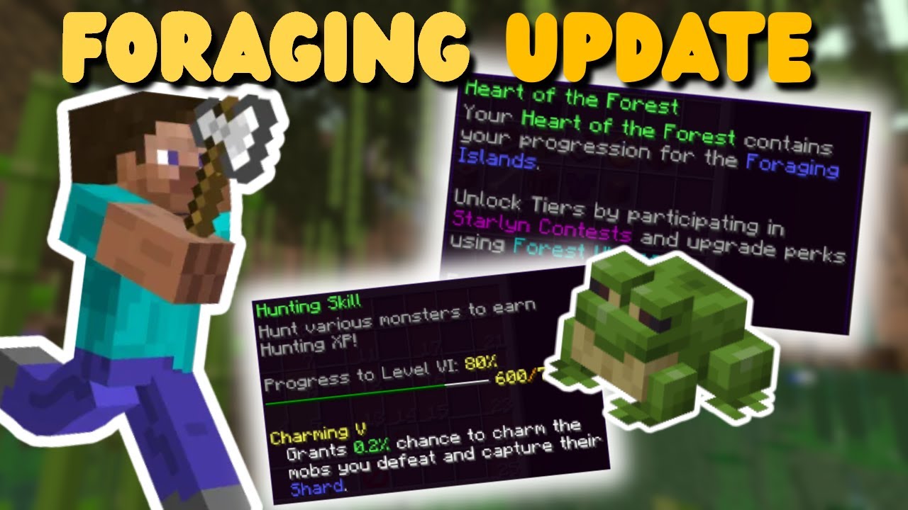The NEW Foraging Update Is Actually INSANE (Not Clickbait) | Hypixel ...