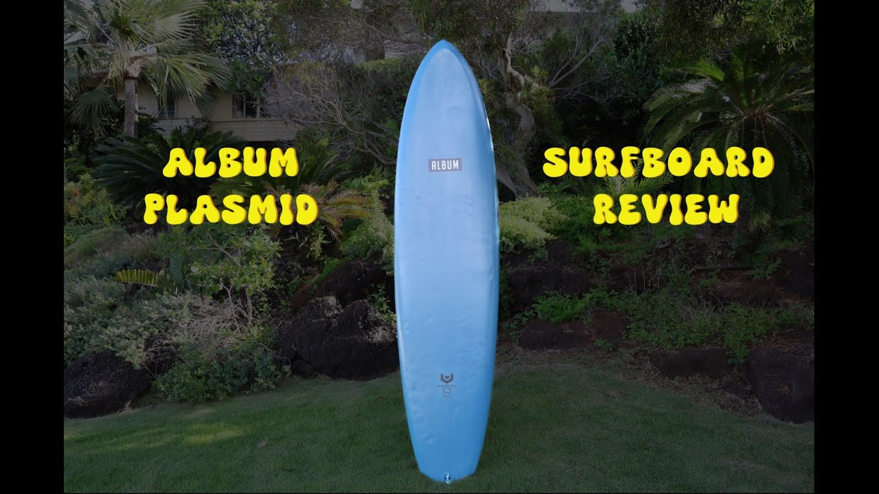 7'8" Album Plasmic (Plasmid) Surfboard Review: A smooth gliding mid length - YouTube