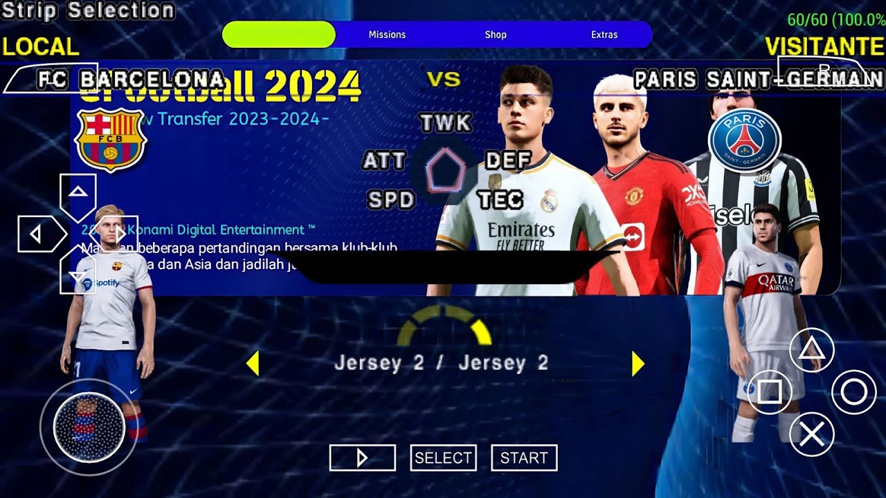 eFootball PES 2024 PPSSPP NEW TEAMS & UPDATE KITS 2024 FULL TRANSFERS ...