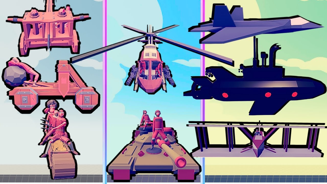 EVOLUTION OF WAR MACHINE OLD - NEW | TABS - Totally Accurate Battle Simulator - YouTube