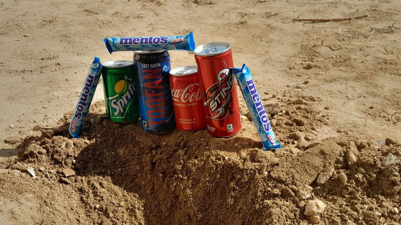 Experiment! vs mentos,sprite,Toofan , Coca Cola,sting 🔥 - YouTube