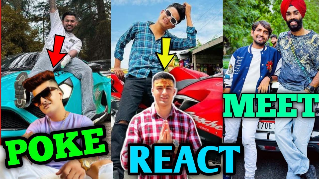 Aamir Majid Poke Jannu 😱|| Raja dc React Pro Rider| Jatt Meet Dilraj👍 - YouTube