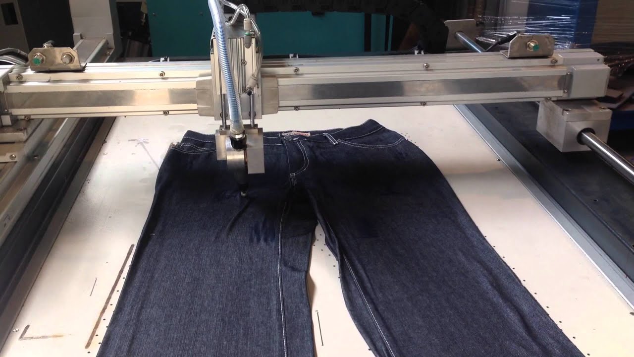 MAQUINA PARA DESTROYER - JEANS DESTROYER MACHINE - YouTube