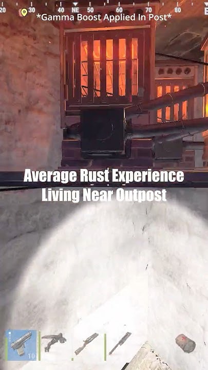 RUST | Average Experience At Outpost | #rust #funnyshorts #rustgame #rustislove - YouTube