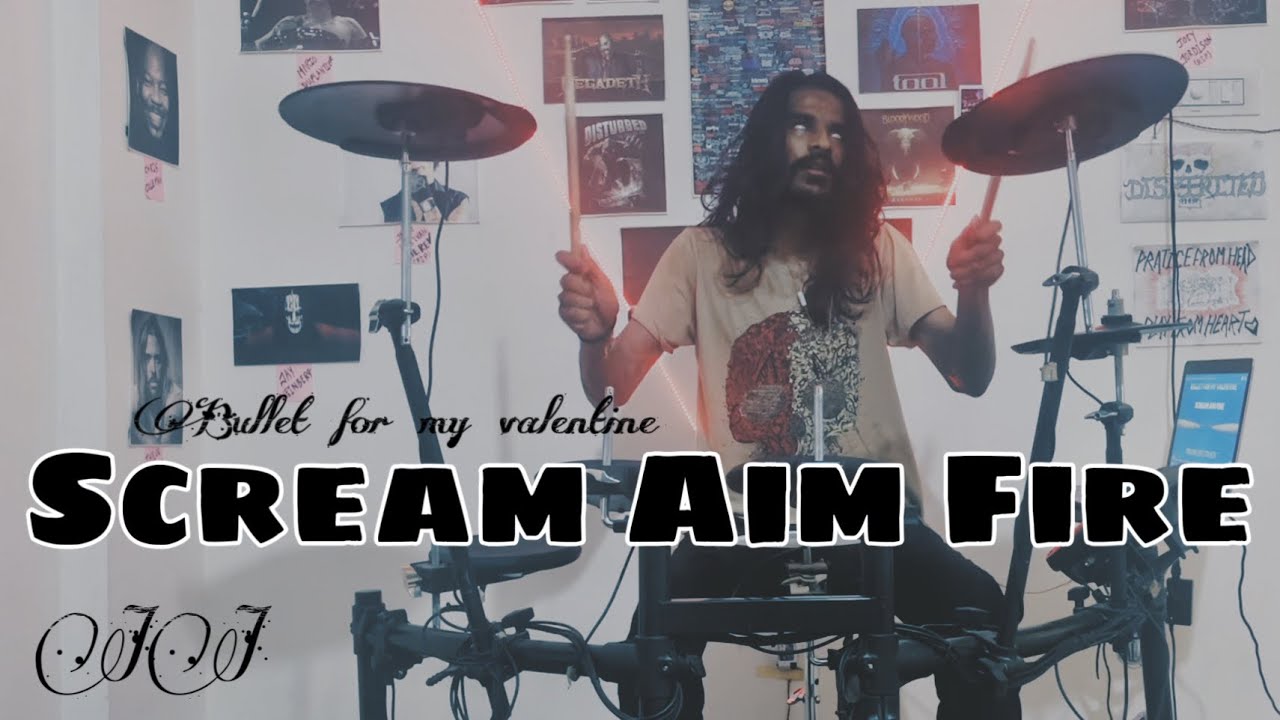 Scream Aim Fire - bullet for my valentine (drum cover) - YouTube