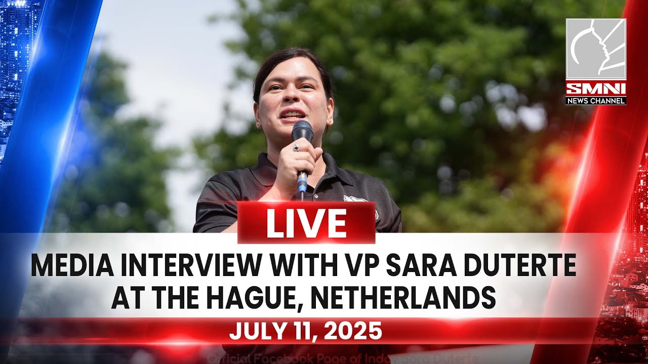 LIVE: Media Interview with Vice President Sara Duterte at The Hague ...