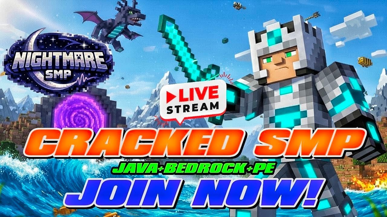 Live Minecraft Playing With Viewers || Java + Bedrock || Nightmare SMP ...