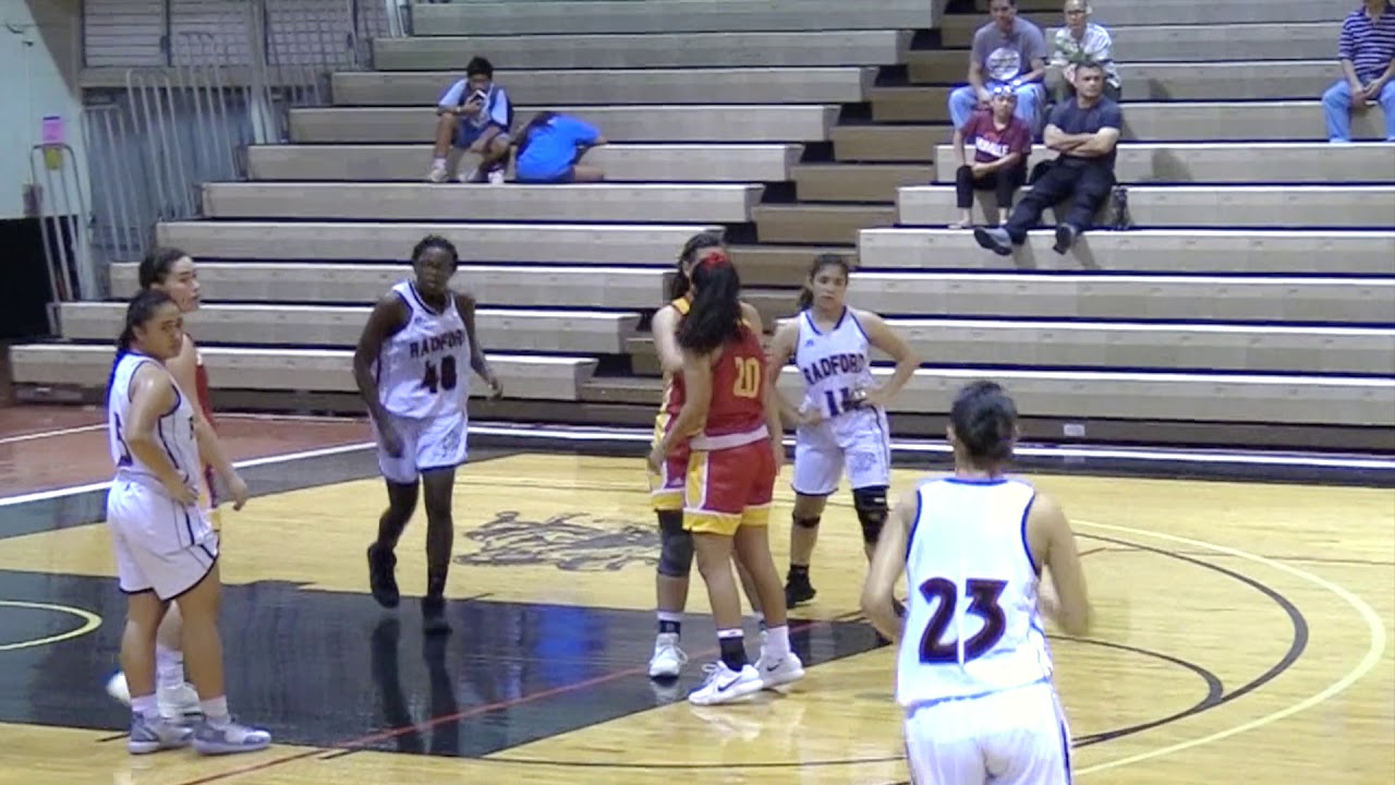 Radford Varsity Girls Basketball "vs" Roosevelt Rough Riders 2018-2018 ...