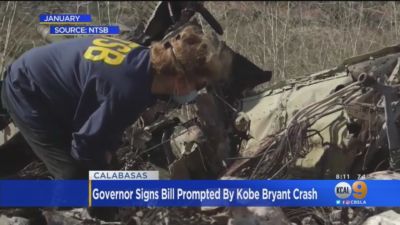 Newsom Signs Bill Prompted By Kobe Bryant Crash Photos Scandal Into Law ...