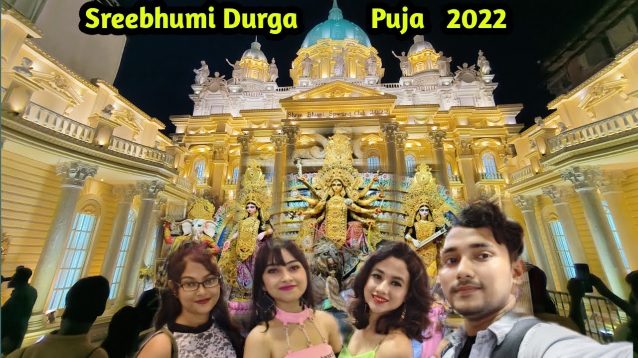 Sreebhumi durga puja vlog 2022 || kolkata durga puja vatican city theme ...