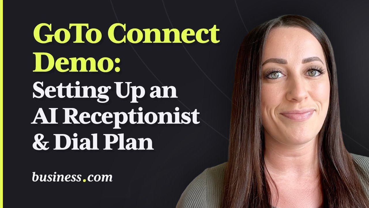 GoTo Connect Demo: Setting Up an AI Receptionist & Dial Plan - YouTube