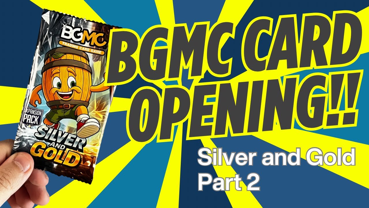NEW Silver & Gold BGMC Cards! Part 2 - YouTube