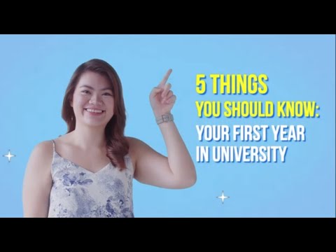 5 Things You Should Know in Your First Year in University - YouTube