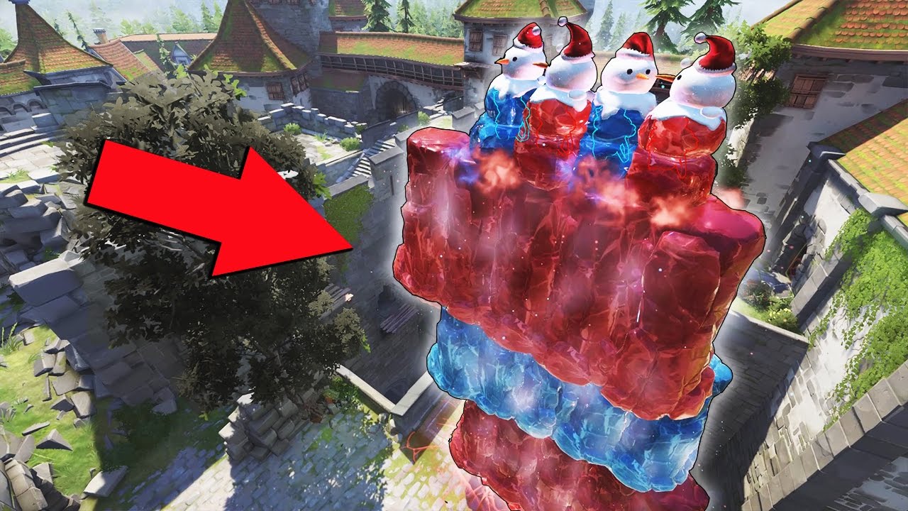 [Overwatch] Mei's Ice Tower Strategy! - YouTube