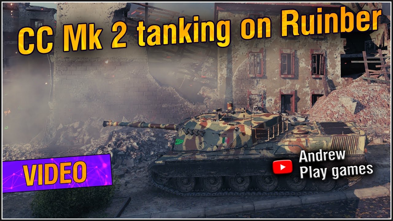 CC 1 Mk 2 tanking on Ruinberg - WoT 1.18 - YouTube