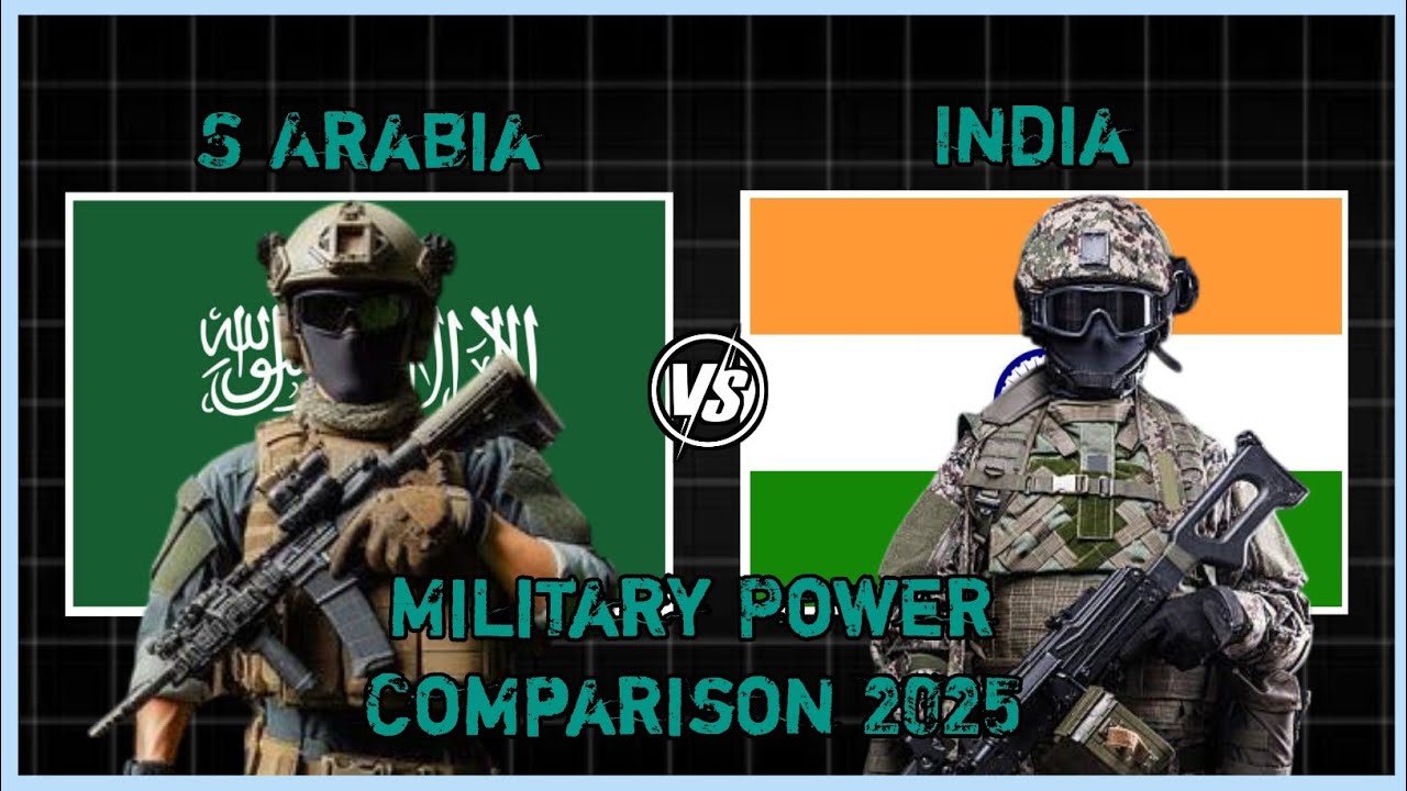 Soudi Arabia Vs India Military Power Comparison 2025||India vs S.Arabia ...